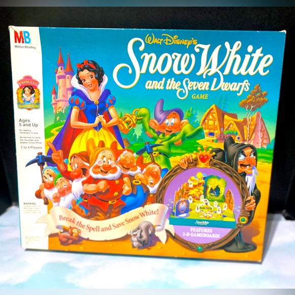 Disney | Toys | Disney Vintage 992 Snow White And The Seven Dwarfs 3d ...